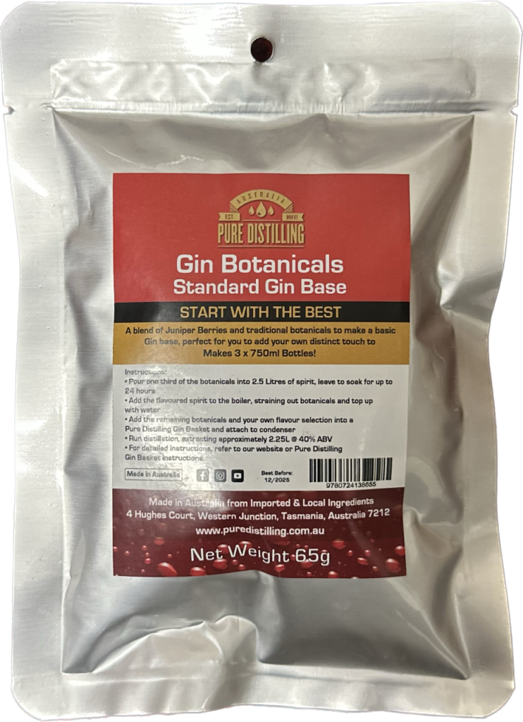 Pure Distilling GIN BOTANICALS Standard Gin Base – Sandhurst Butchers ...